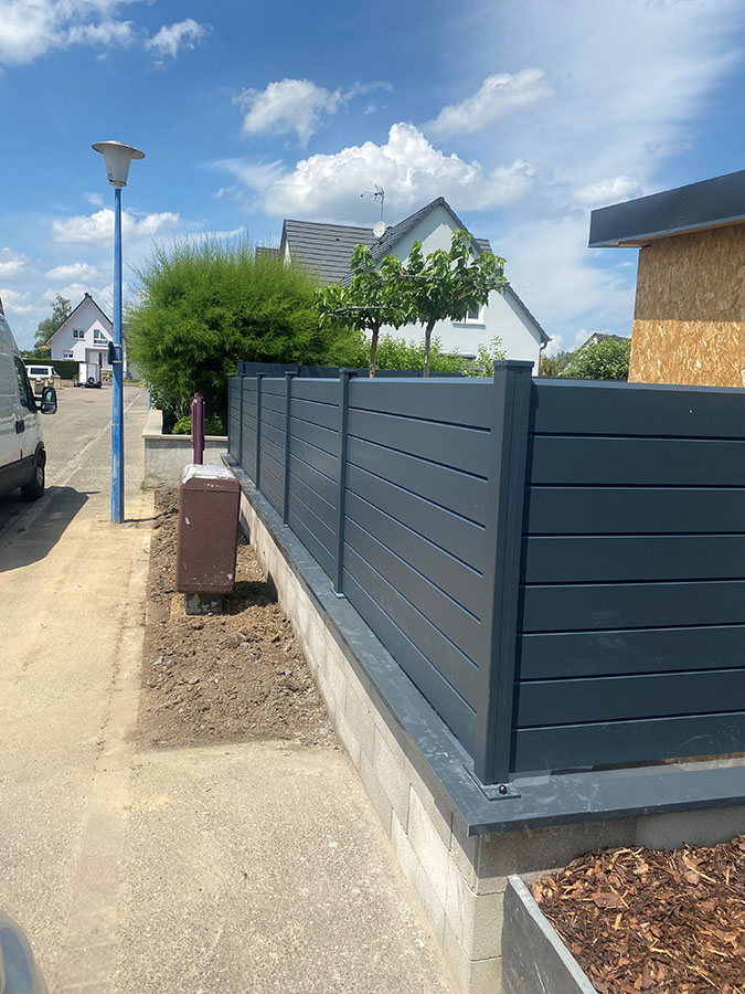 Nos réalisations de brise-vues et clôtures ajourées - Coprovalu