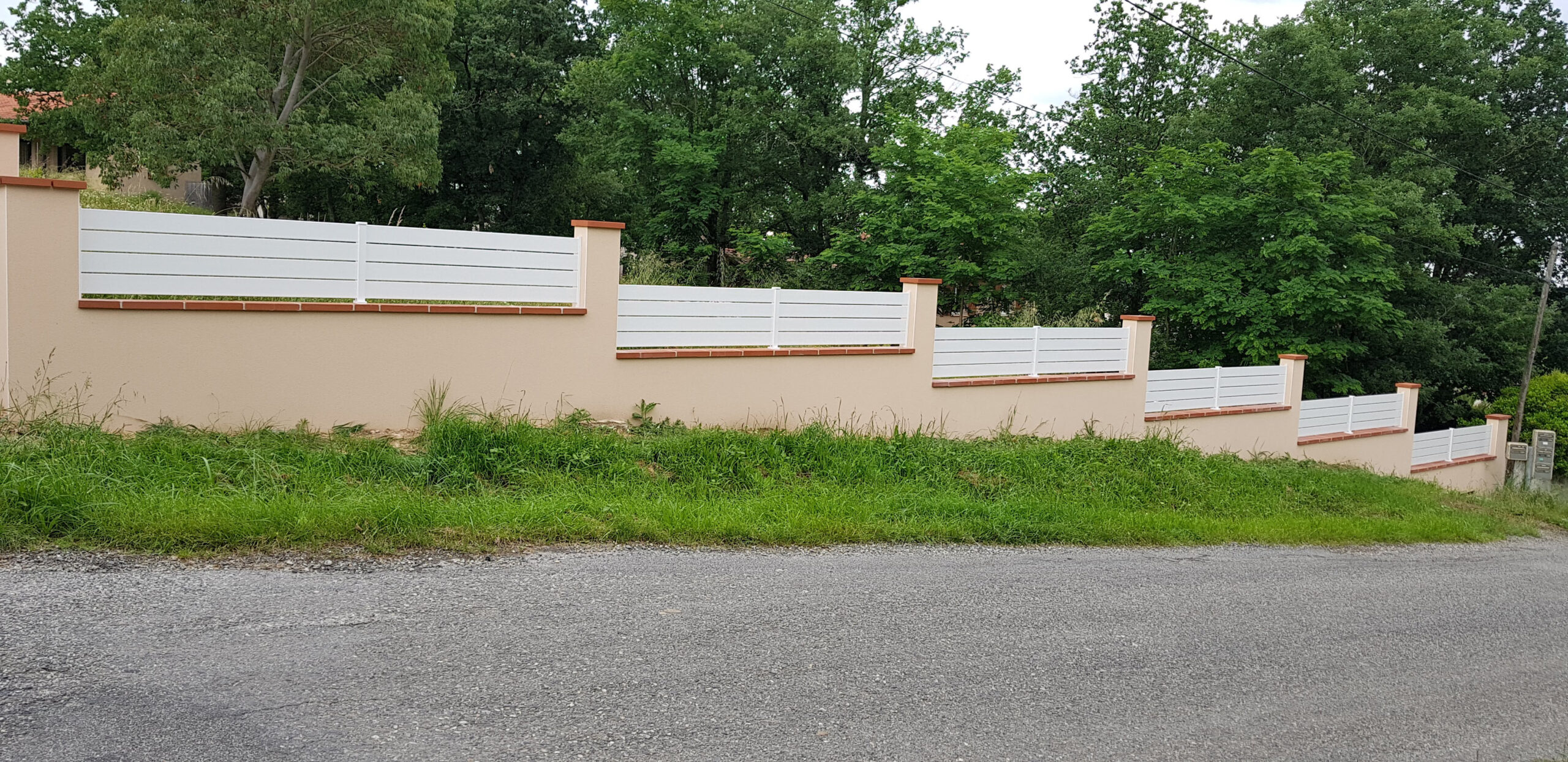 Nos réalisations de brise-vues et clôtures ajourées - Coprovalu